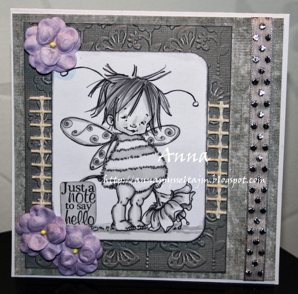 Annas Pysseltime: DT card - PFP - Shades of grey