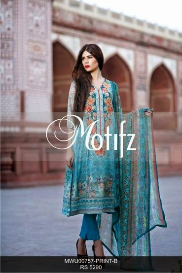 Motifz Eid Collection 2014 | Motifz Digital Printed Embroidered ...
