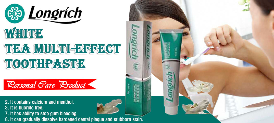 LONGRICH PROFESSIONAL WHITE TOOTHPASTE.