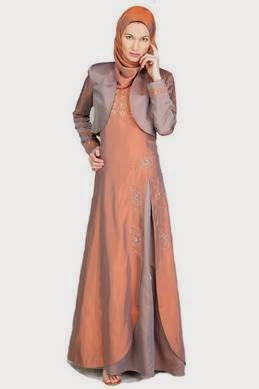 30 Desain Gaun Pesta Muslim Modern Model Terbaru 2017