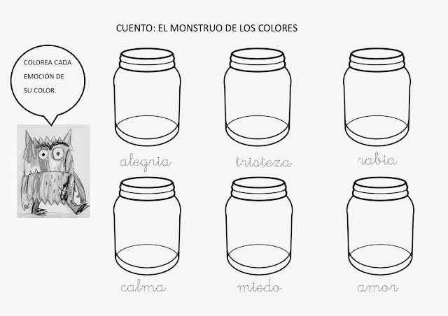 RECURSOS Y ACTIVIDADES PARA EDUCACIÓN INFANTIL: EL MONSTRUO DE COLORES ...