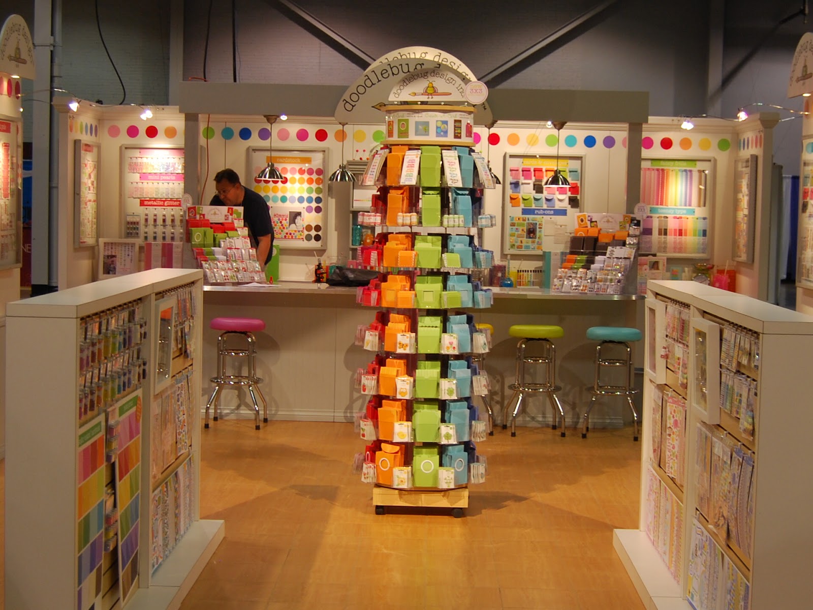 Doodlebug Design Inc Blog: CHA Summer Booth Set-up