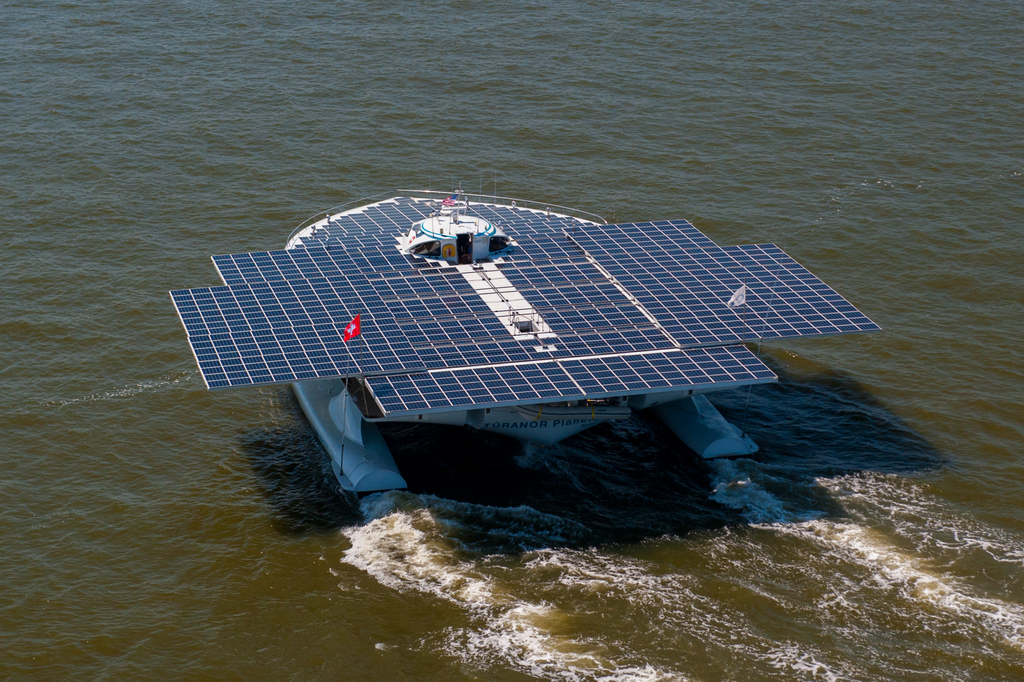 The first ever Solar-Powered Boat to circumnavigate the Planet ...