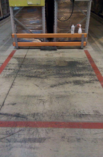 Cleaning and Decontamination: Rubber Tyre (Tire) Mark Removal at a ...