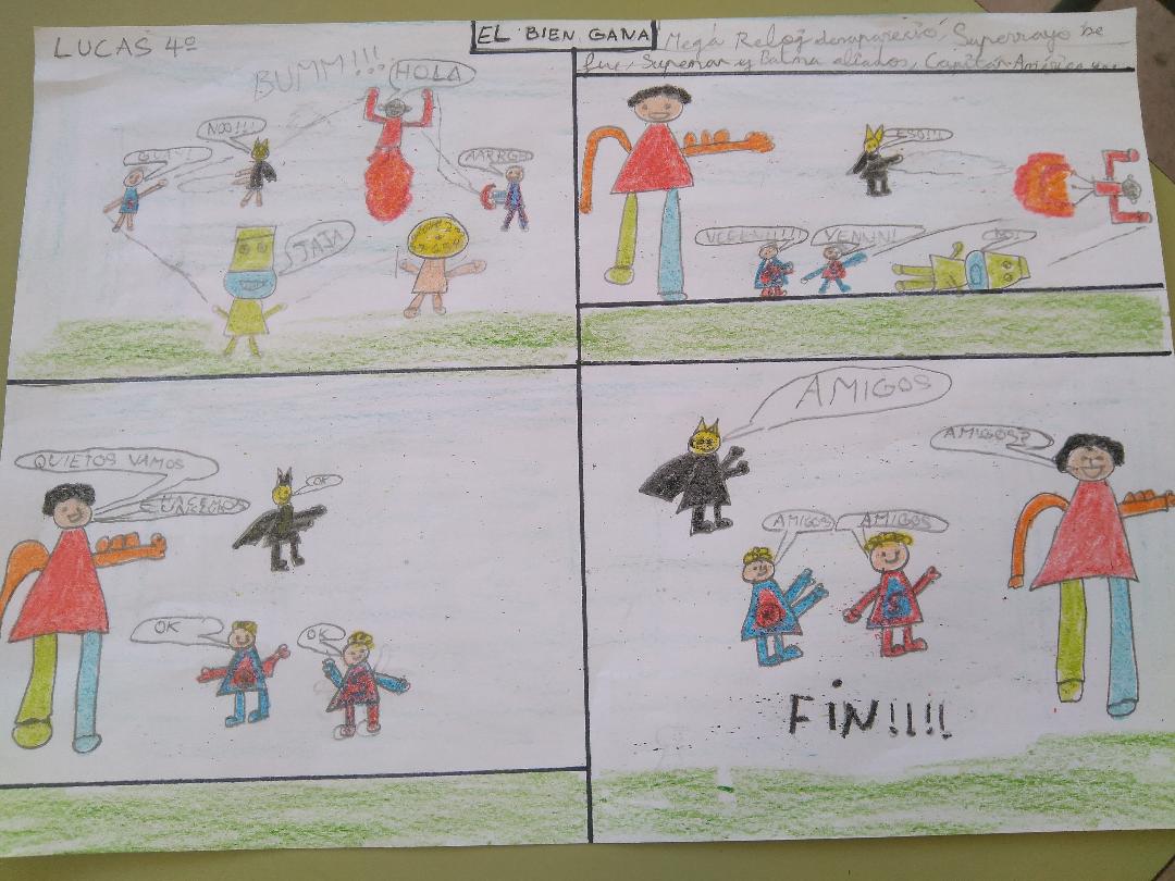 Aprender Leyendo: LOS CREADORES DEL CÓMIC (4º DE PRIMARIA)