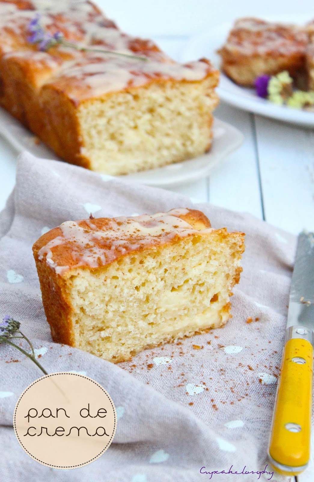 Cupcakelosophy: Pan dulce de crema pastelera casera!!!