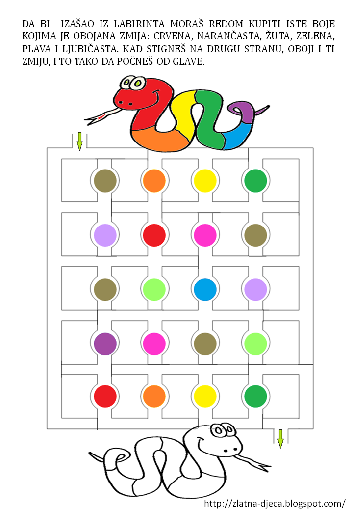 Zlatna djeca: Edukativni labirinti