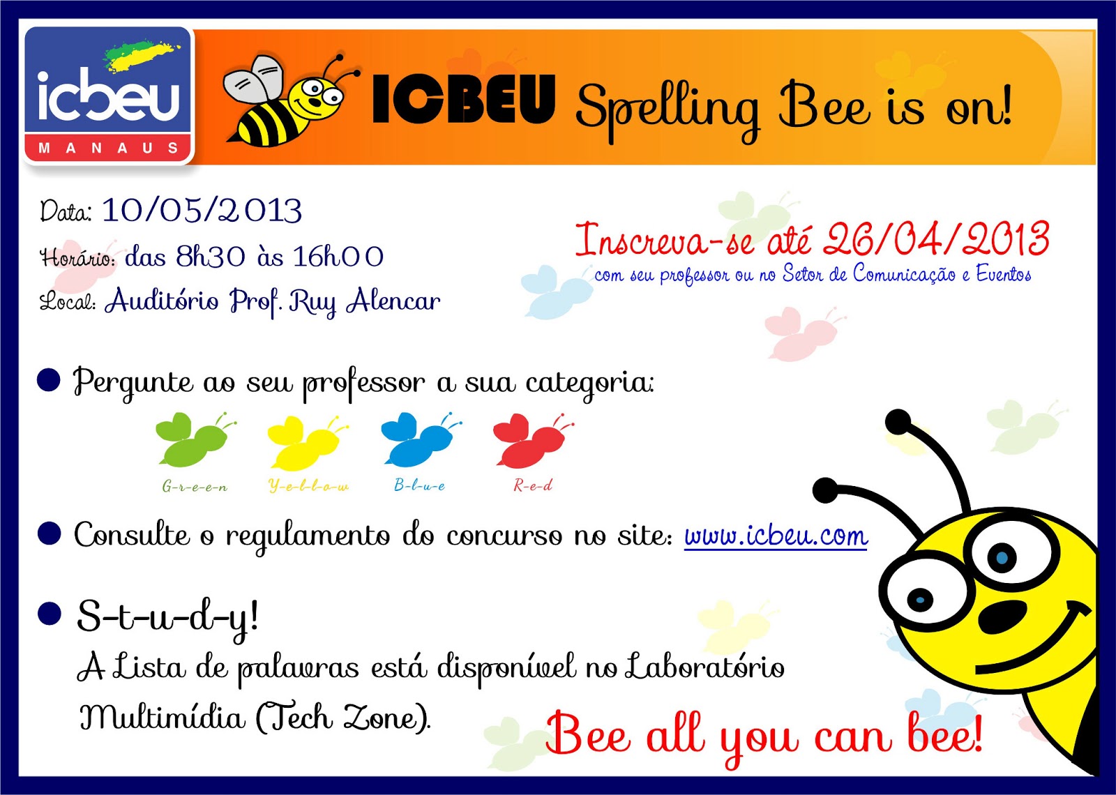 ICBEU MANAUS TECHZONE Spelling Bee List And Rules icbeu-manaus-techzone-spelling-bee-list-and-rules