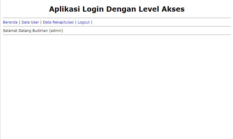 Membuat Hak Akses User Menggunakan Level Dengan PHP dan MySQL - Belajar ... Membuat Hak Akses User Menggunakan Level Dengan PHP dan MySQL - Belajar ...