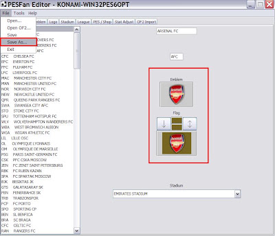 Editores de PES6: Tutorial: Colocando Emblemas de Clubes no PES 6 pelo ...