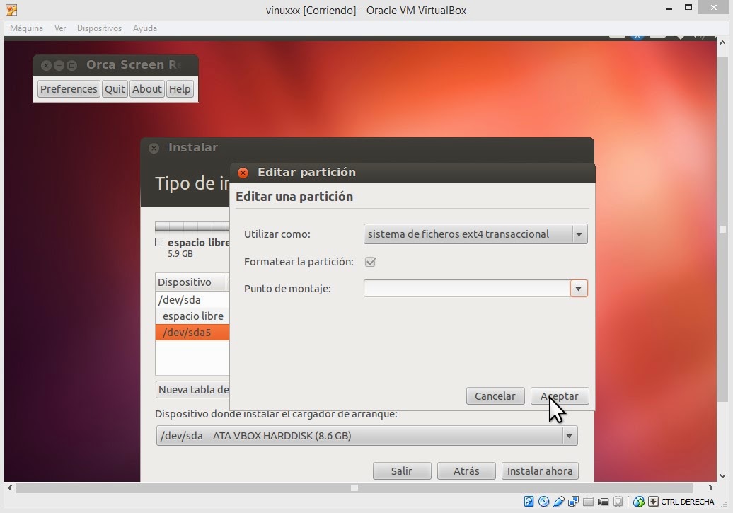 INSTALAR VINUX ~ vinux