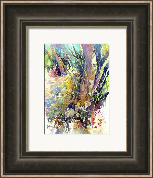 Rae Andrews : A Walk In The Forest..Pastel..Texas Artist..Rae Andrews