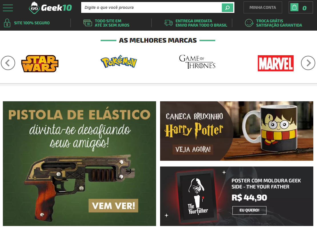 Nerd Depressivo Geek10 Uma Loja Nerd E Criativa