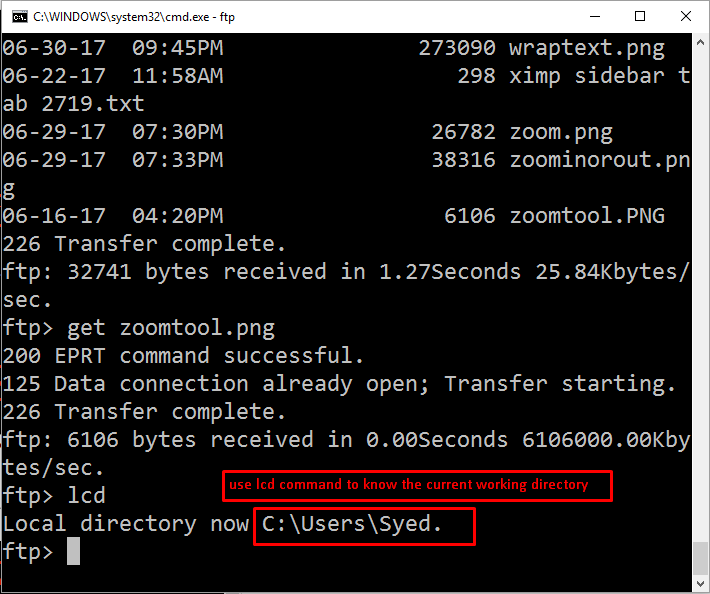 COMMAND PROMPT FTP - RAMESH'S BLOG