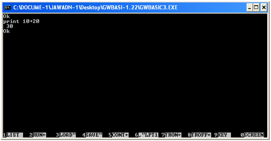 My Programming Tips: WRITING PROGRAMS IN GW BASIC