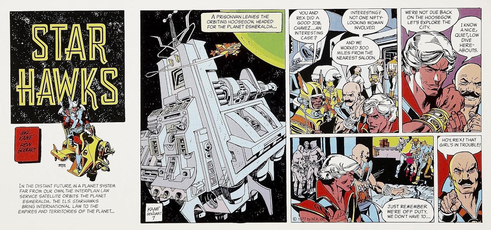 Cap'n's Comics: My Annual Star Hawks by Gil Kane Post