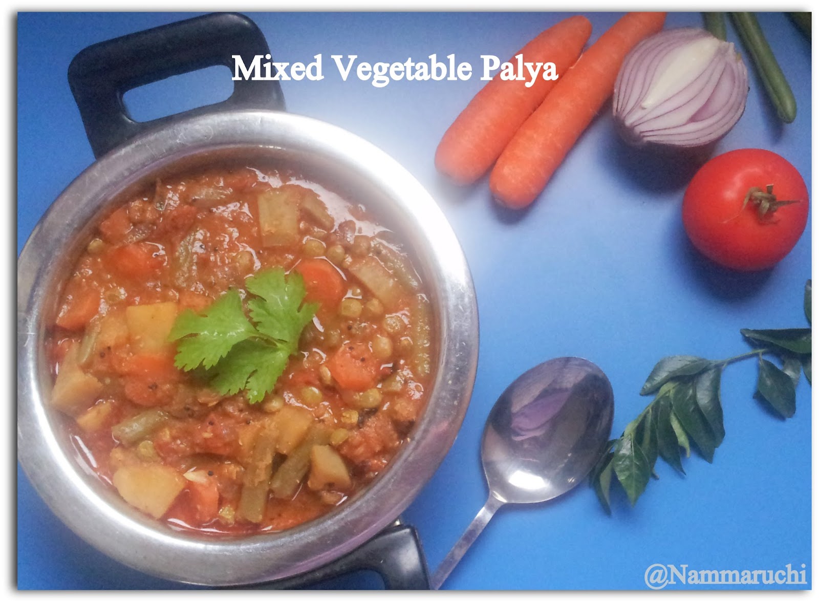Namma Saviruchi: Mixed Vegetable Palya/Mishra Tarakari Palya