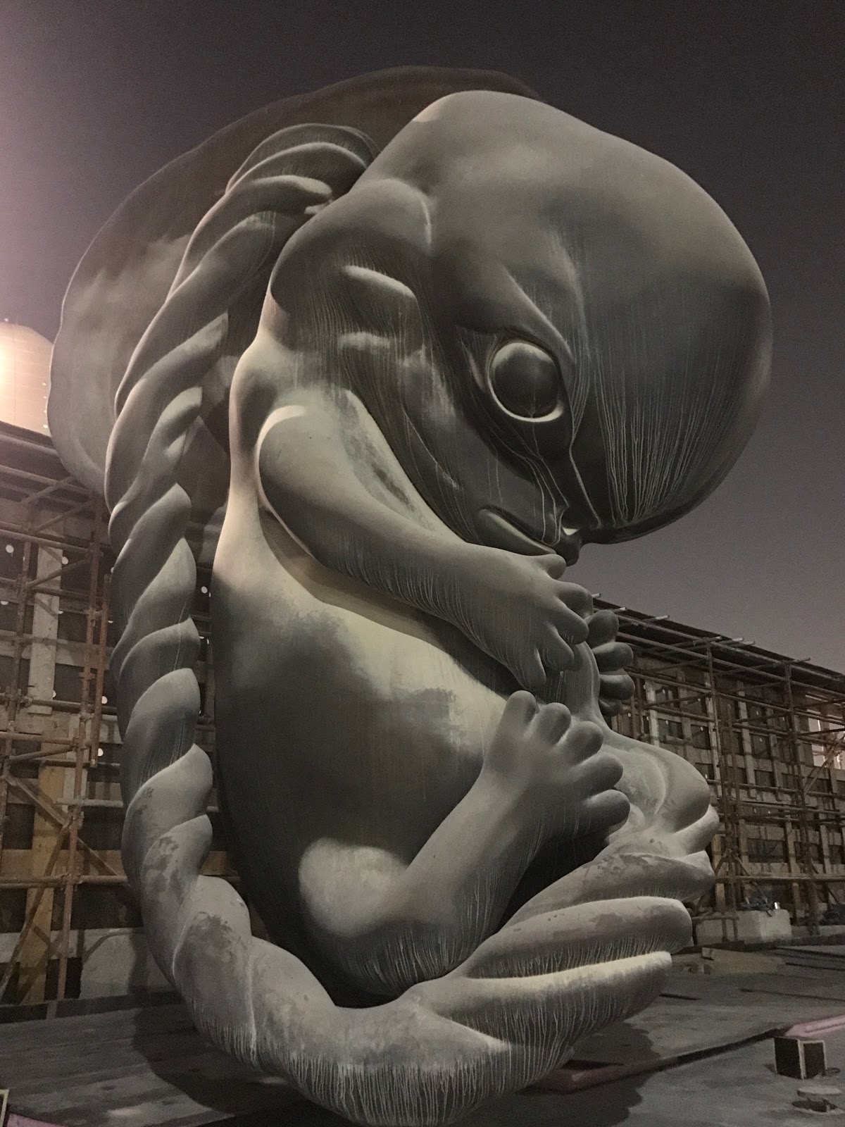 Opening the Sky: Qatar Public Art Baby Sculptures