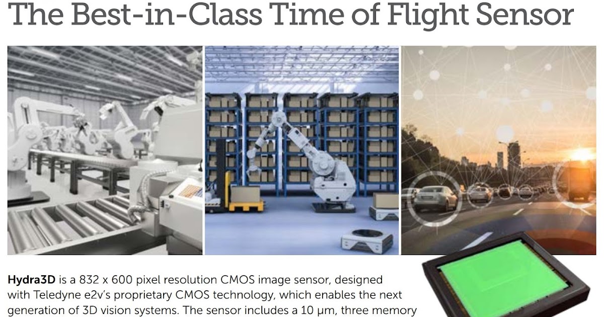 Image Sensors World: e2v Unveils ToF Image Sensor