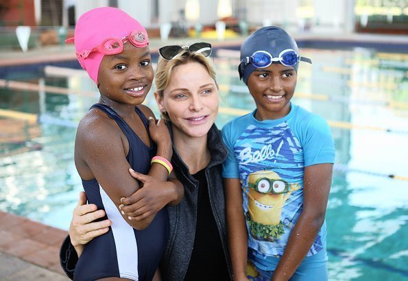 Princess Charlene visited Lahee Park in Pinetown
