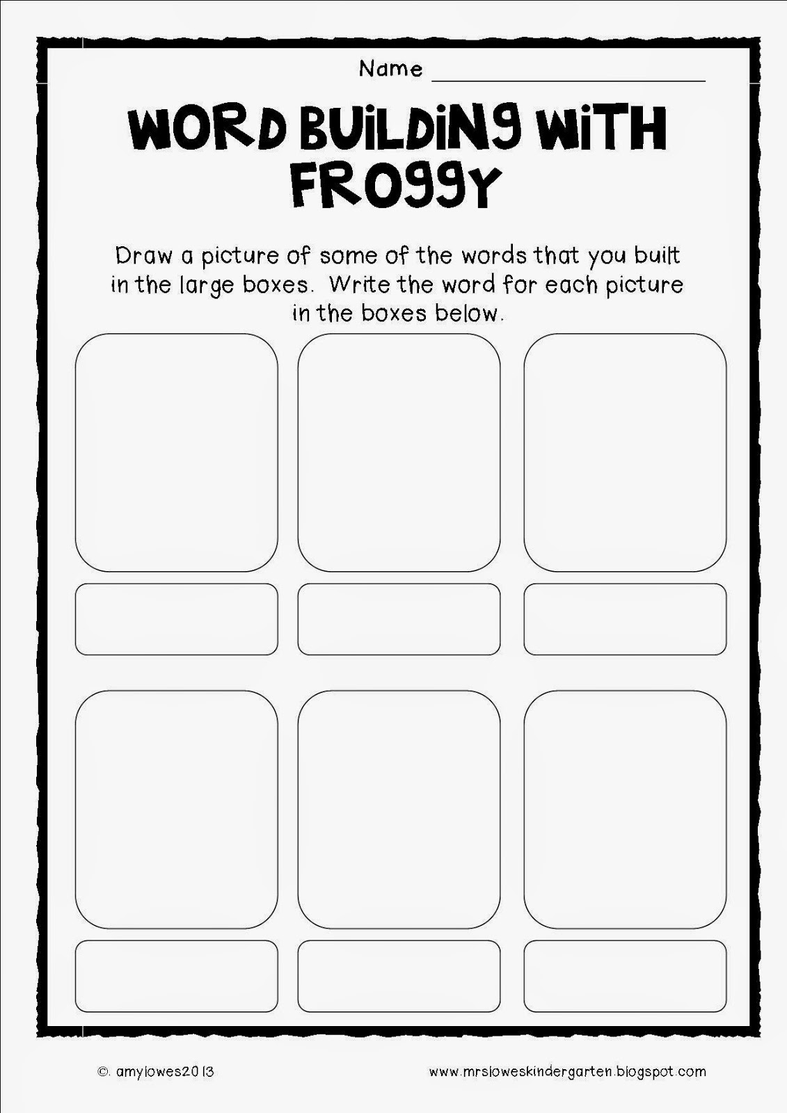 Mrs. Lowes' Kindergarten Korner: Gettin' Buggy and Feelin' Froggy ...