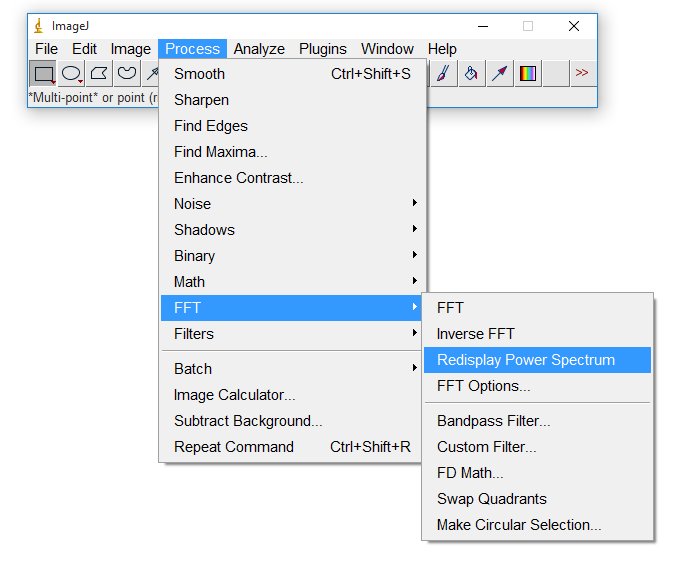 My imageJ: เรียกการคำนวณ FFT ใหม่ หากเกิดข้อผิดพลาดกับ frequency domain