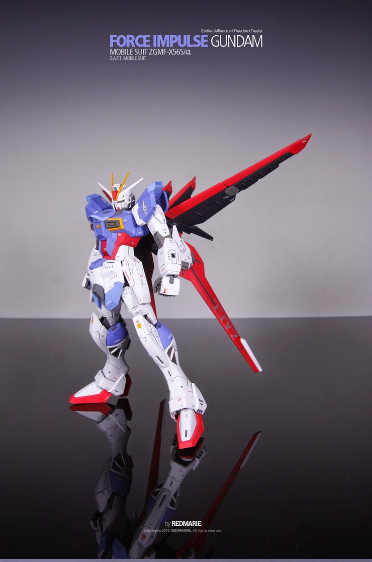 Custom Build: MG 1/100 ZGMF-X56S/α Force Impulse Gundam "Detailed"
