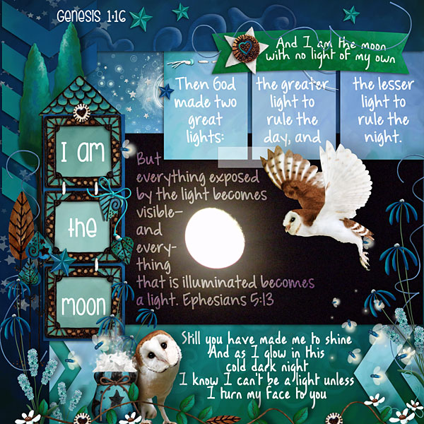 Layout for Today: I Am The Moon