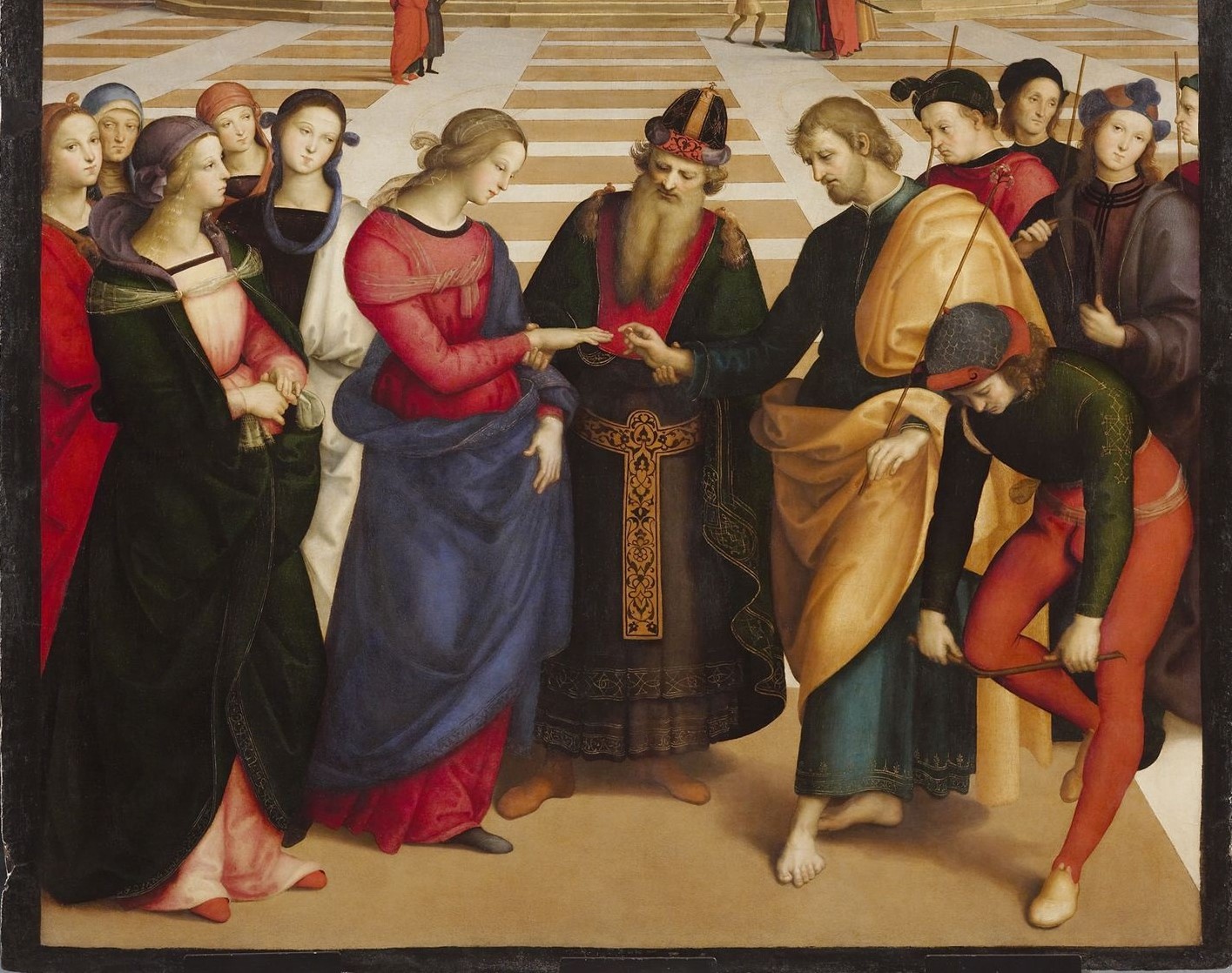 e-arthistory: RAPHAEL'S TEMPLE in the MARRIAGE OF THE VIRGIN