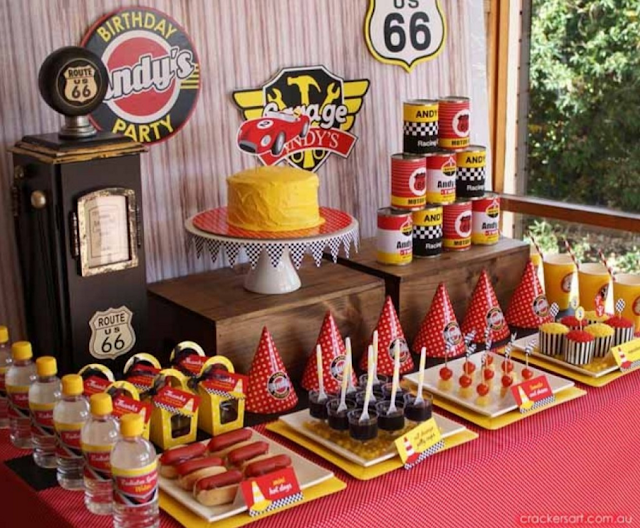 Fiesta temática de Cars Disney