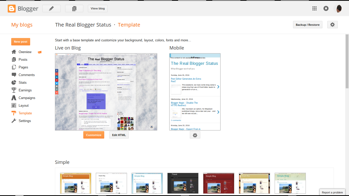 Blogger Magic - Links And Colors