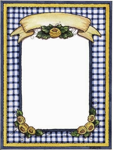 Flowers in Country Style: Free Printable Frames, Borders and Labels ...