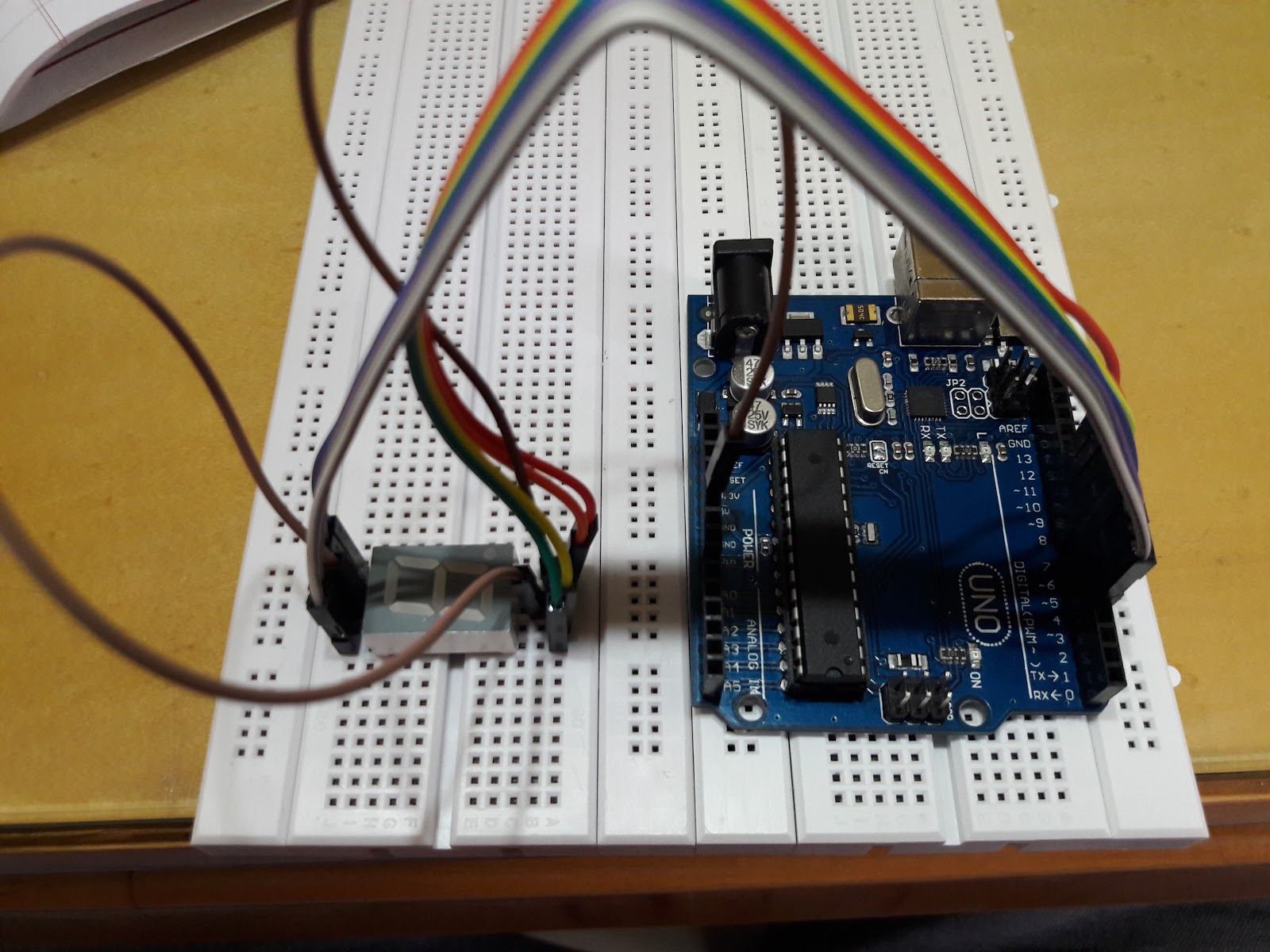 Arduino with 7-Segment Display (LT542)