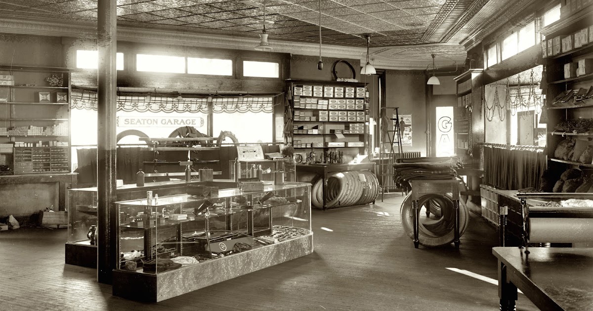 Just A Car Guy: the inside of a gas station in the 1920s