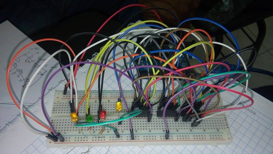 SISTEMAS DIGITALES CON ARDUINO: PRACTICA 2 CIRCUITO CON COMPUERTAS LOGICAS BASO EN TTL
