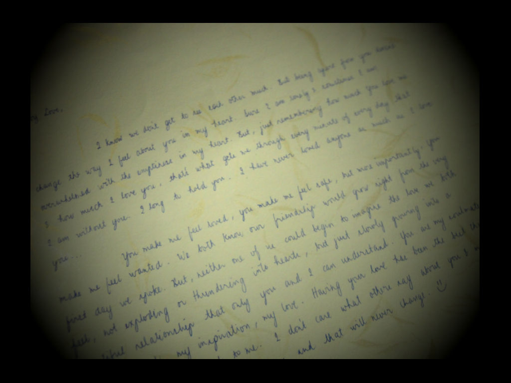My Daily Dose of Happiness: 1st Monthsary Letter