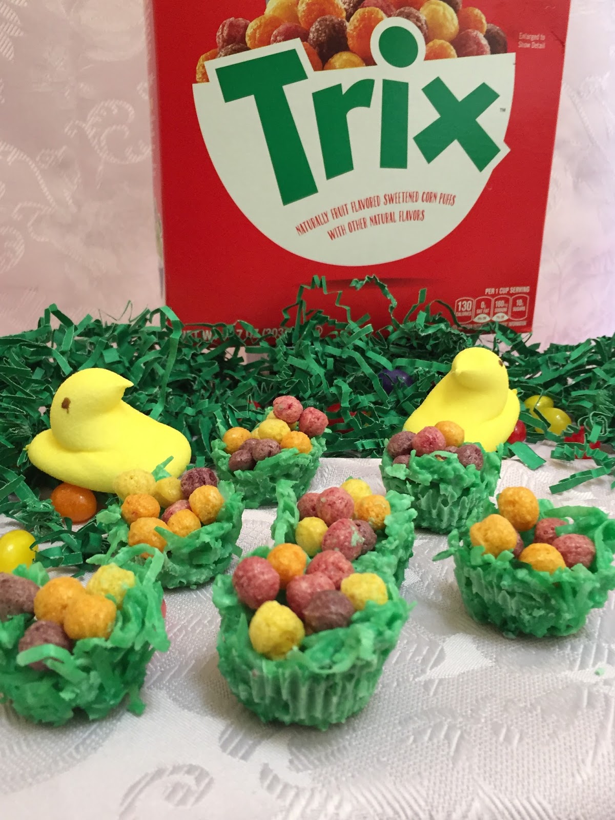 37 Cooks: Perfect for Easter! Trix Coconut Nests