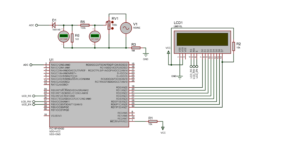AC Voltage Measurement Using PIC - Embedded Laboratory