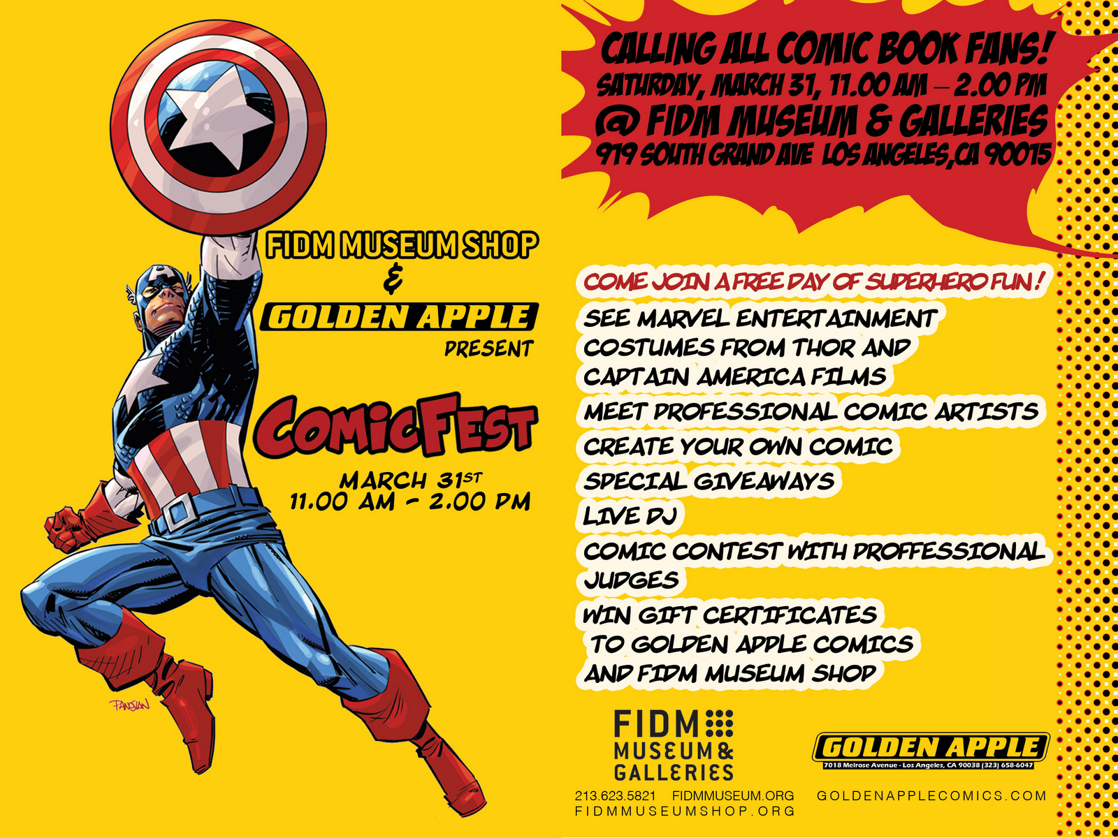Things To Do In Los Angeles: ComicFest March 31