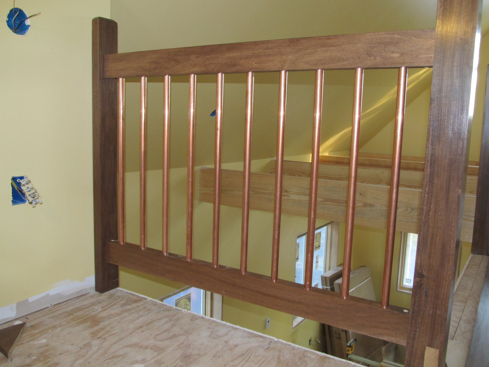 Thistle Creek House: Homemade Railing