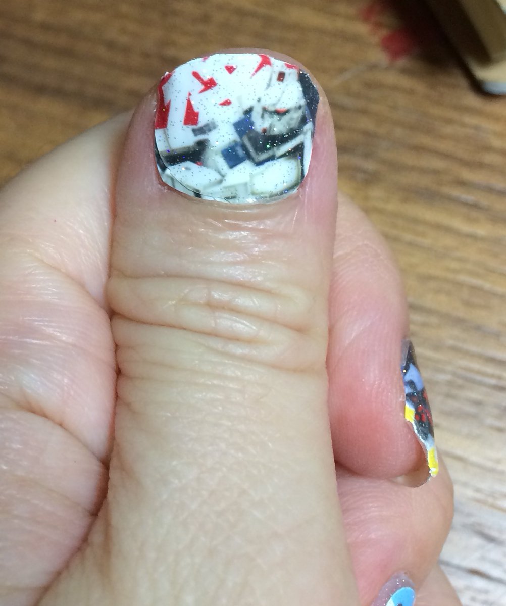 GUNDAM GUY: Mobile Suit Gundam [Kizuna no Senki] Finger Nail Stickers!