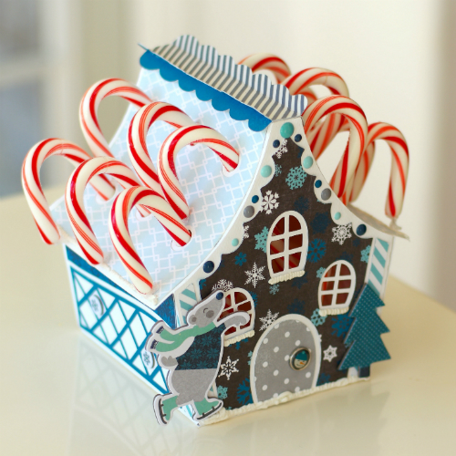 Court's Crafts: Candy Cane House