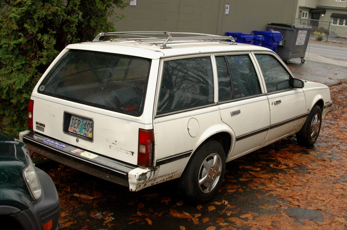 OLD PARKED CARS.: 1983 Chevrolet Cavalier CS 2.0.