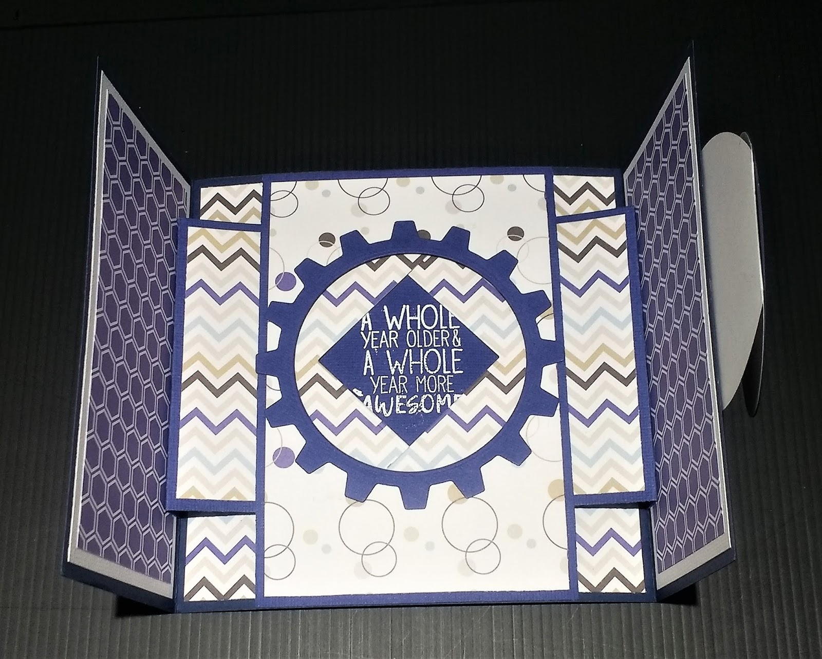 IcedImages: Gatefold Shutter Mechanism Card