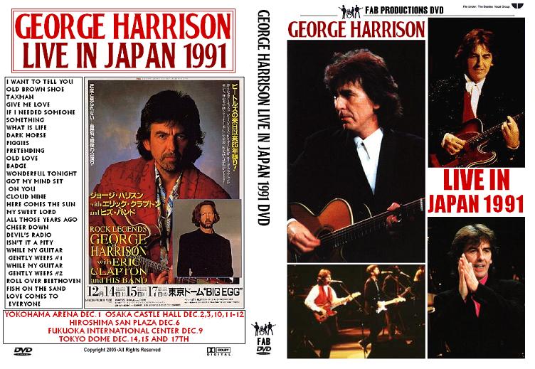 BANCA DO ROCK Rock Concert DVD: 1489 - DVD GEORGE HARRISON 1991 - BOOTLEG
