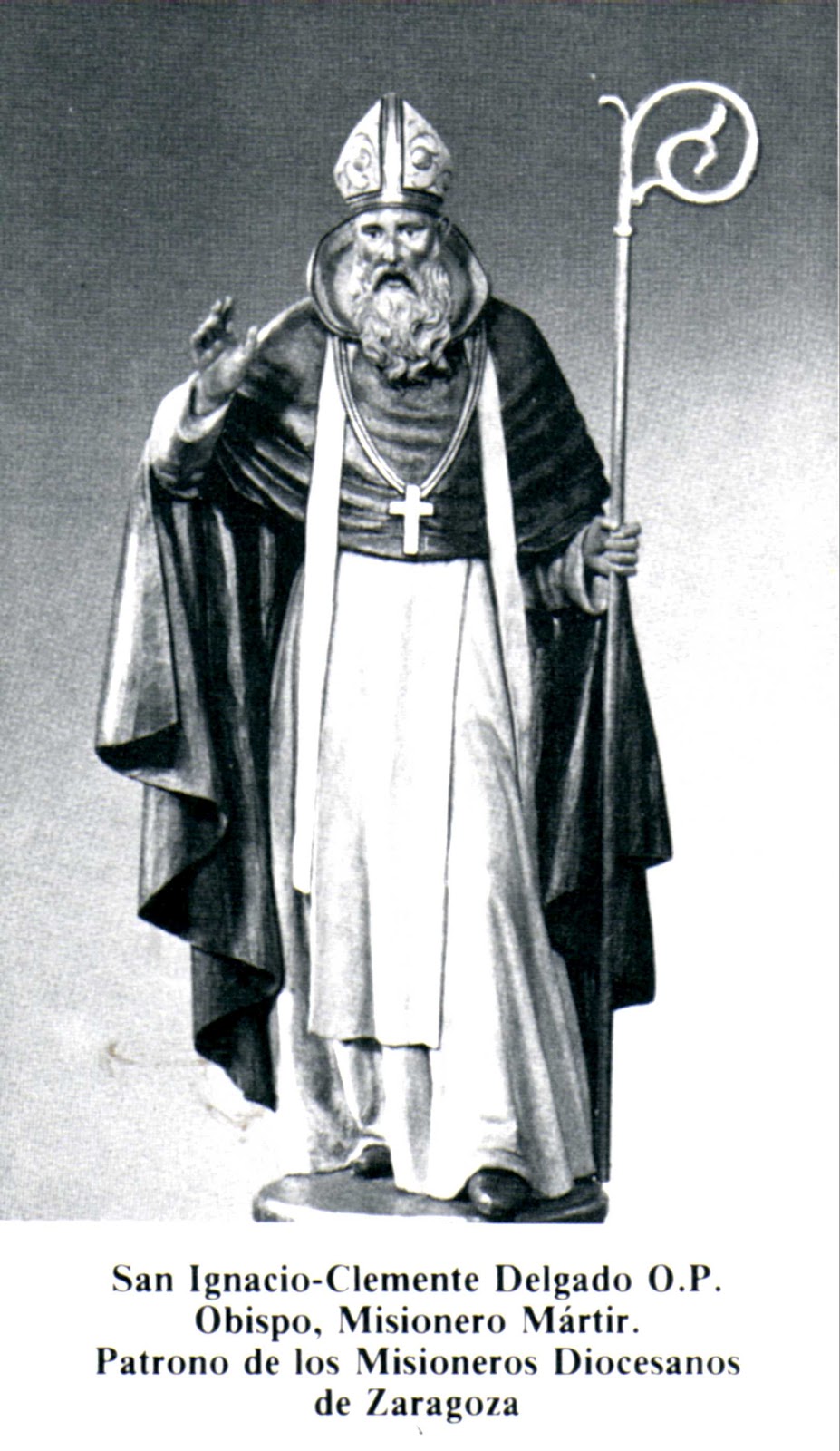ZARAGOZA MISIONERA: San Ignacio Clemente Delgado y Cebrián, patrón de ...