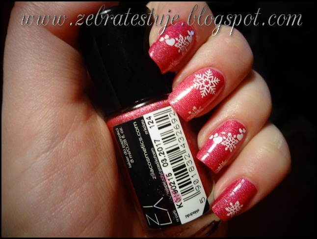 Zebra Testuje: Lakier do paznokci ZILA FLASH 124 Raspberry