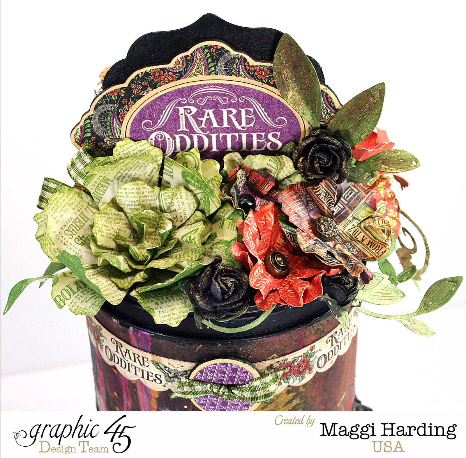 Scrap, Travel, and Bark!: Graphic 45 Rare Oddities altered cookie tin ...