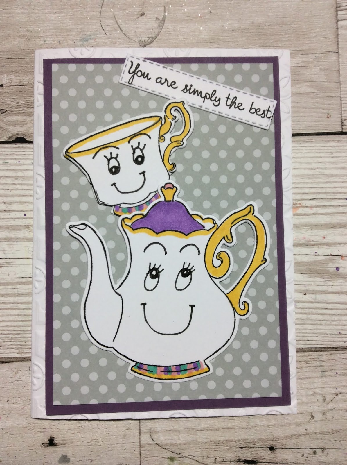 Crafting With Jane: Stampin Up Tea Together - Mrs Potts & Chip inspired ...