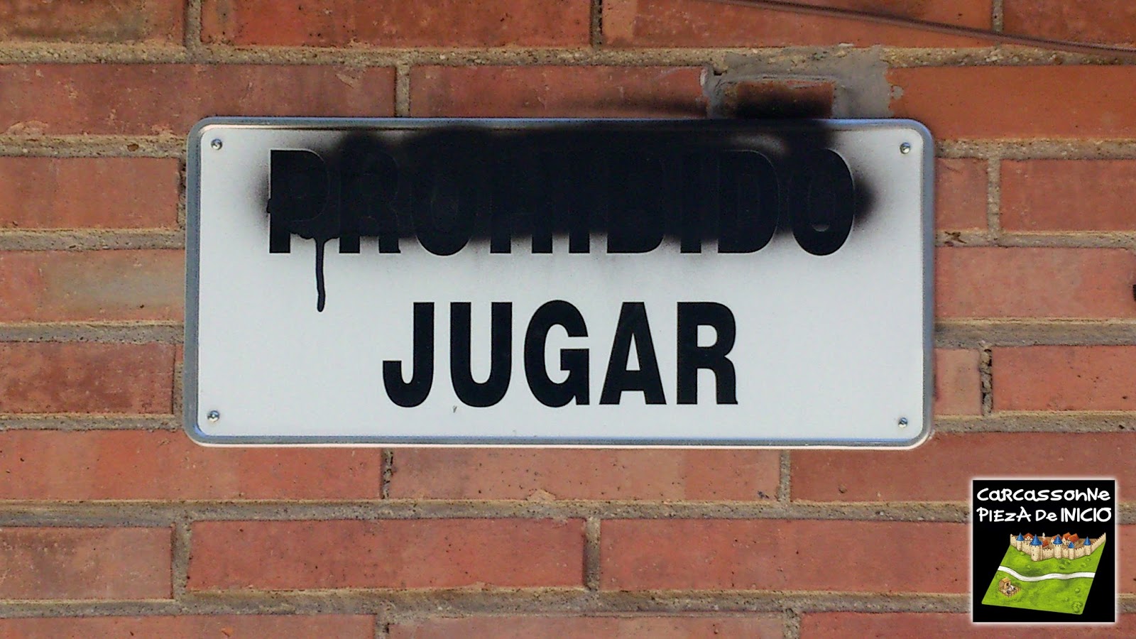 Carcassonne Pieza de Inicio: Prohibido Jugar